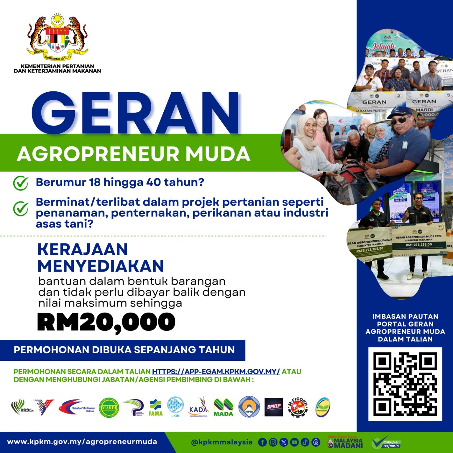 KPKM giat lahirkan usahawan, sedia Geran Agropreneur Muda sehingga RM20 ...