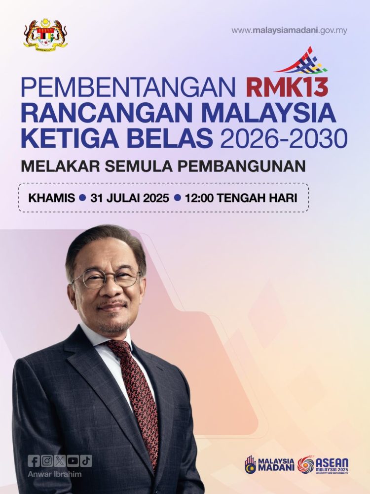 RMK13 dibentang hari ini - PM - Malaysia MADANI